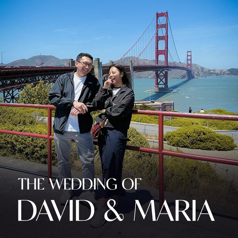 Wedding Invitation of David and Maria